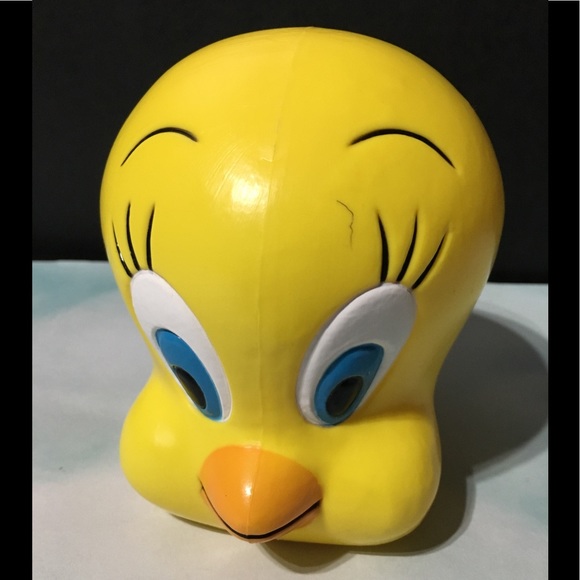 Warner Bros. | Toys | Tweety Bird Vtg 9s Looney Tunes Warner Bros Bank ...